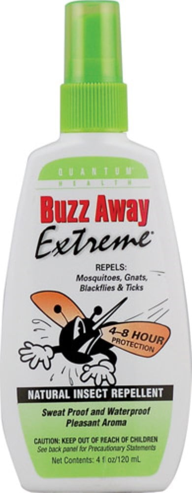 Buzz Away Extreme, Natural Insect Repellent 4 oz - Walmart.com