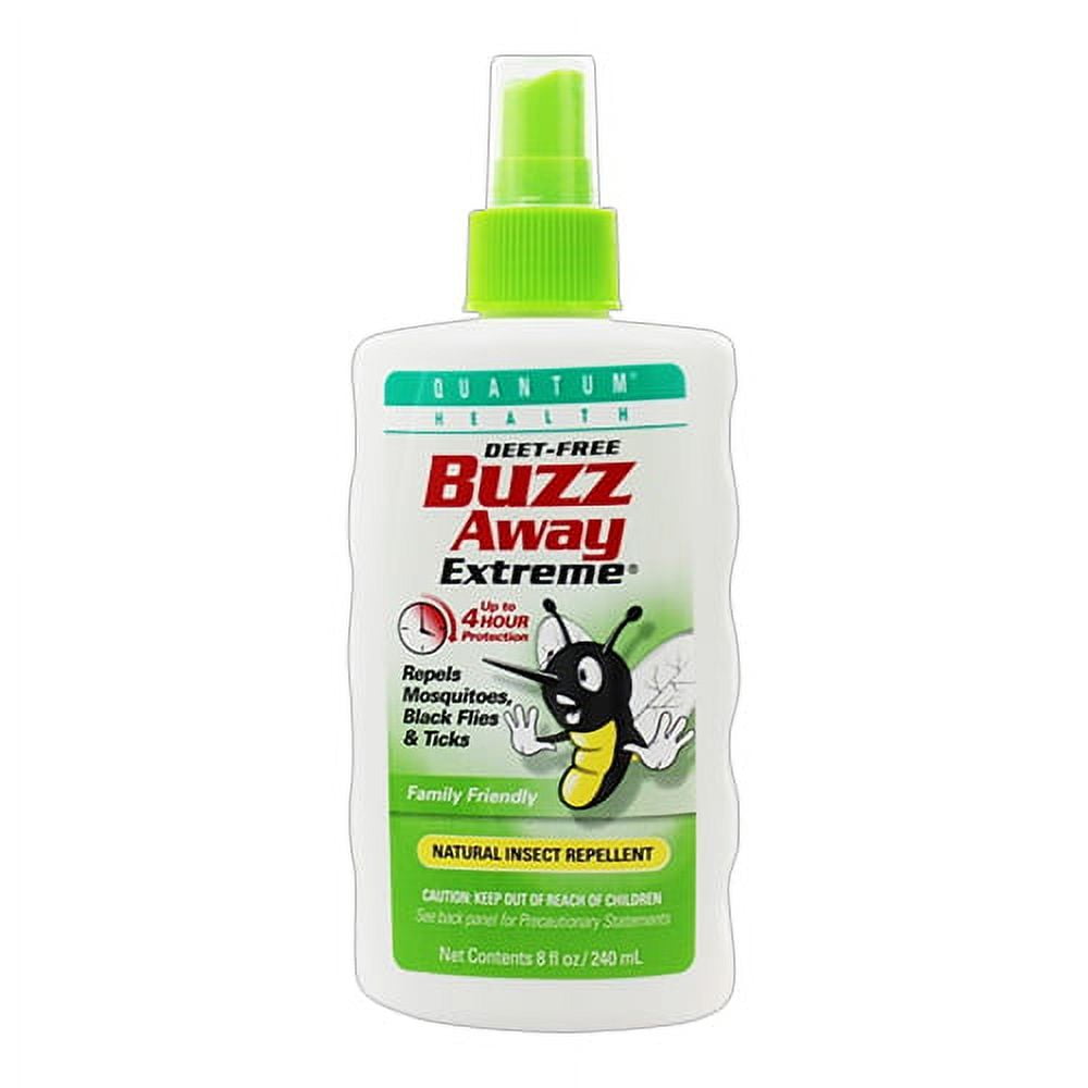 Buzz Away Extreme Natural Insect Repellent Deet-Free 8 Oz, 2 Pack ...