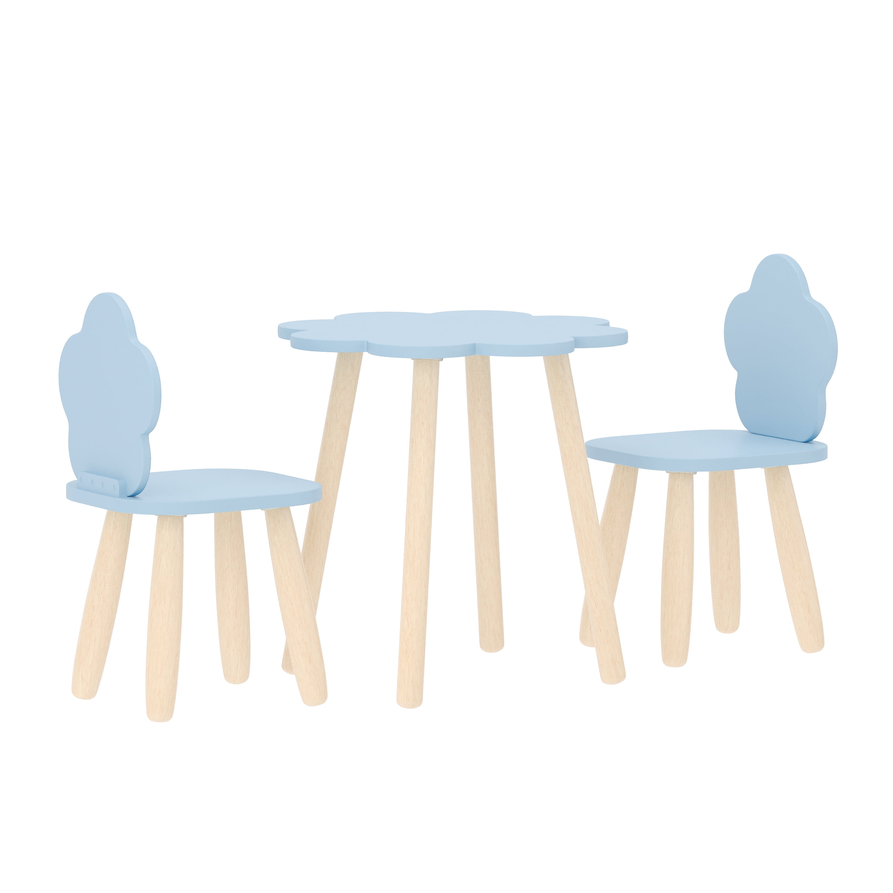 Free Shipping! Buzz & Bloom Kids Wooden Cloud Table and Chairs Set ...