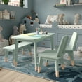 Buzz & Bloom Kids 4-Piece Wood Table Set - Walmart.com