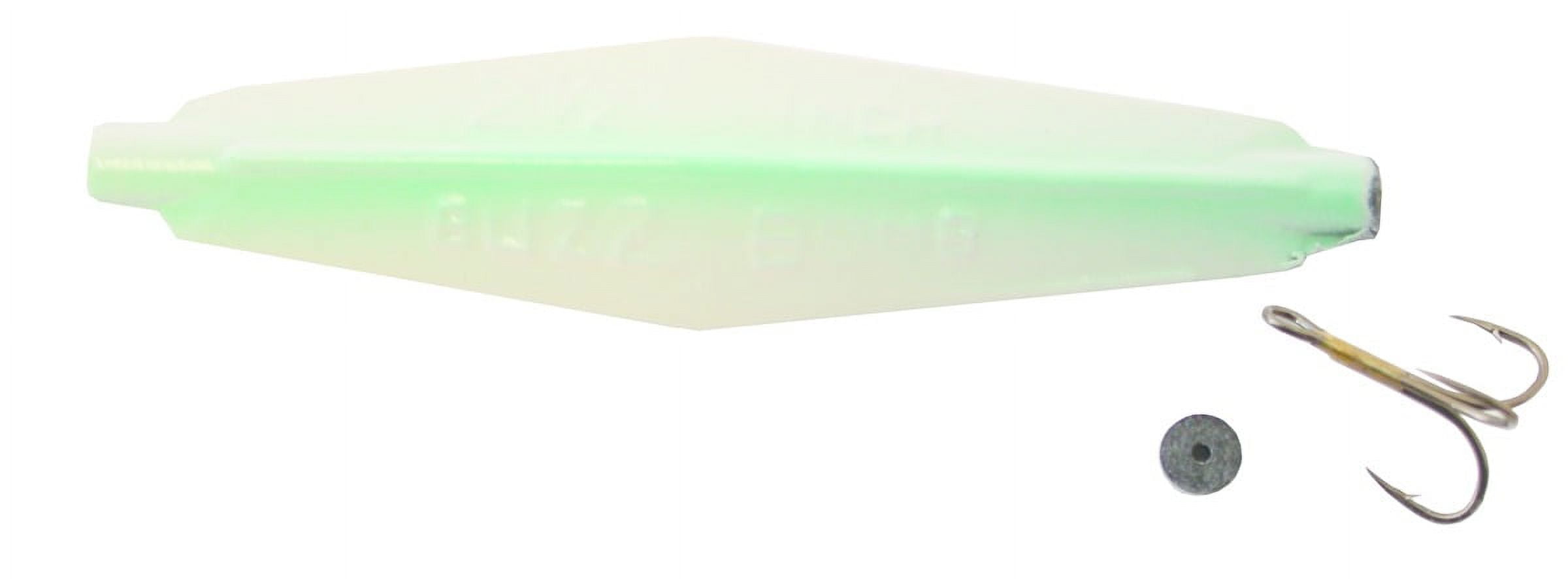 Buzz Bomb BB2.5-GRNGLO Fishing Jig - Salt & Freshwater Lure - Walmart.com