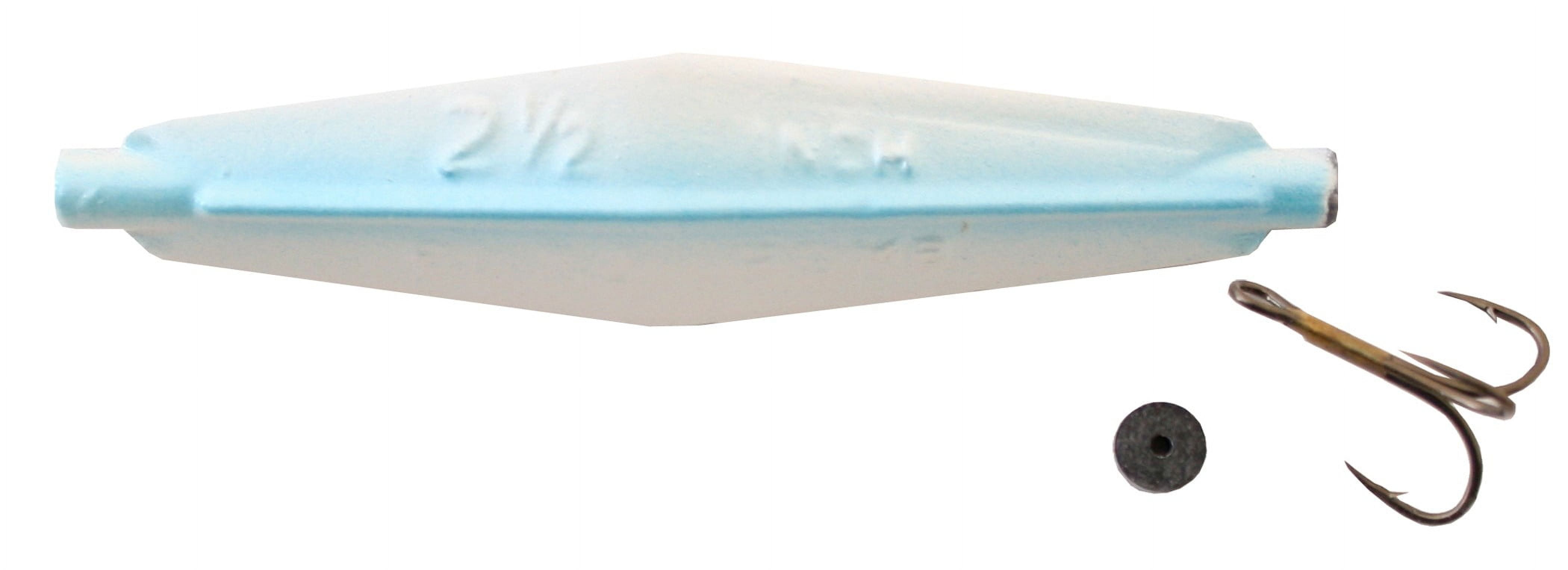 Buzz Bomb BB2-BLUPRL Buzz Bomb Blue Pearl Salmon Jig 2" - Walmart.com