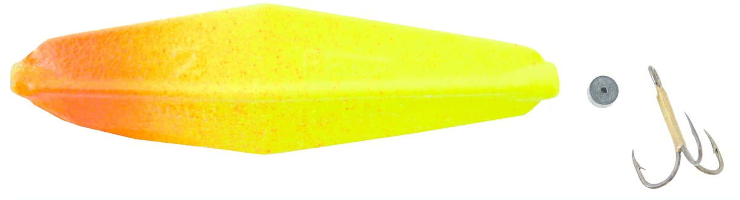 Buzz Bomb BB2-YR Buzz Bomb Yellow/Red Salmon Jig 2" - Walmart.com