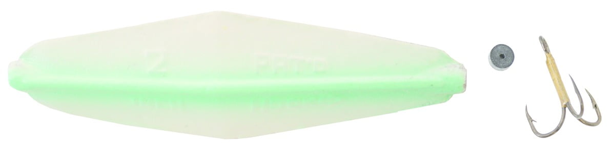 Buzz Bomb Original Salt & Freshwater Salmon Lure Fishing Jig, Green Glo ...