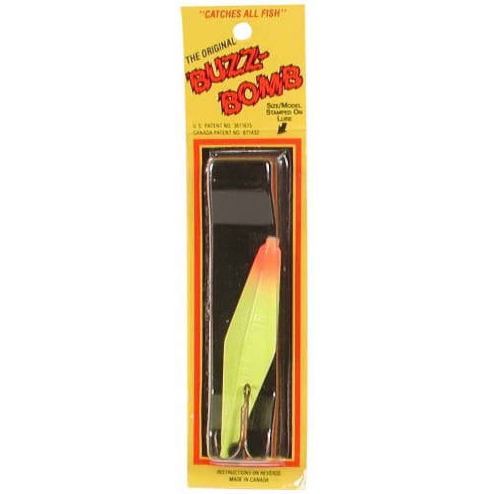Buzz Bomb Sonic Lure 3" Yellow Red - BB3LYR - Walmart.com