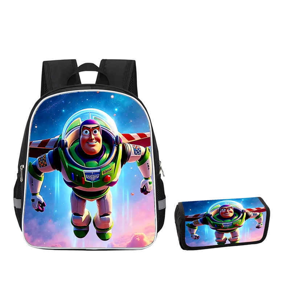 Buzz Lightyea Schoolbag Two Piece Set, Casual Shoulder Fashion Backpack ...