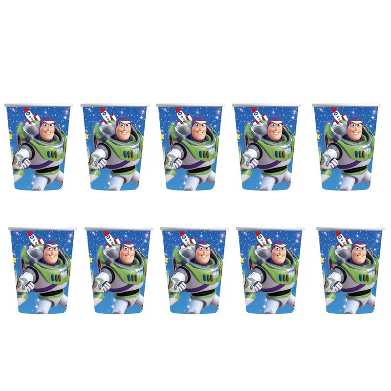 Buzz Lightyear 2 Birthday Party Supplies Cups Tableware Disposable ...