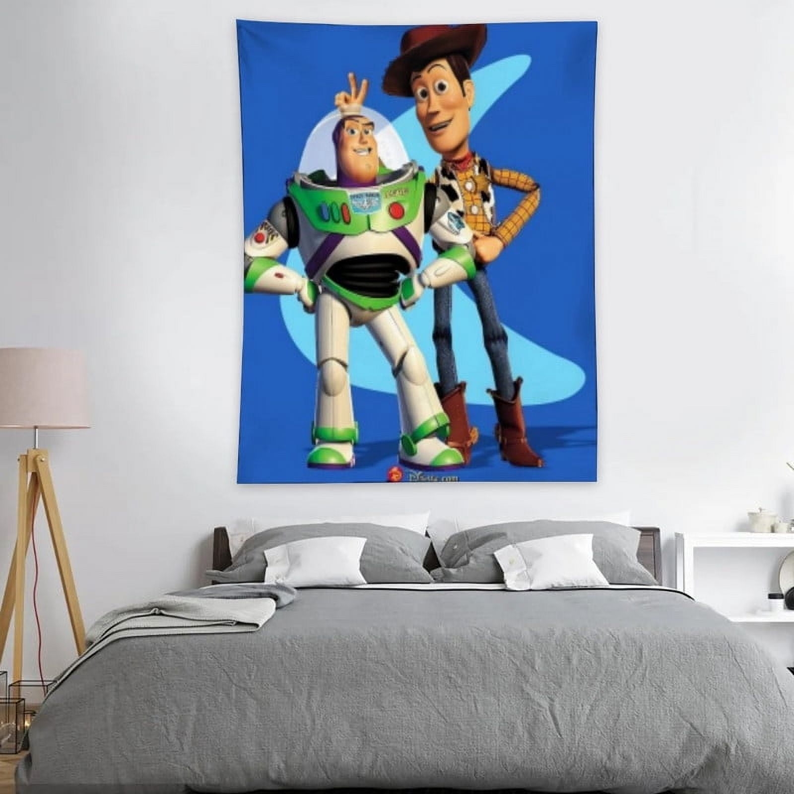 Buzz Lightyear 2 Tapestry Gift Wall Hanging Backdrop for Room Bedroom ...
