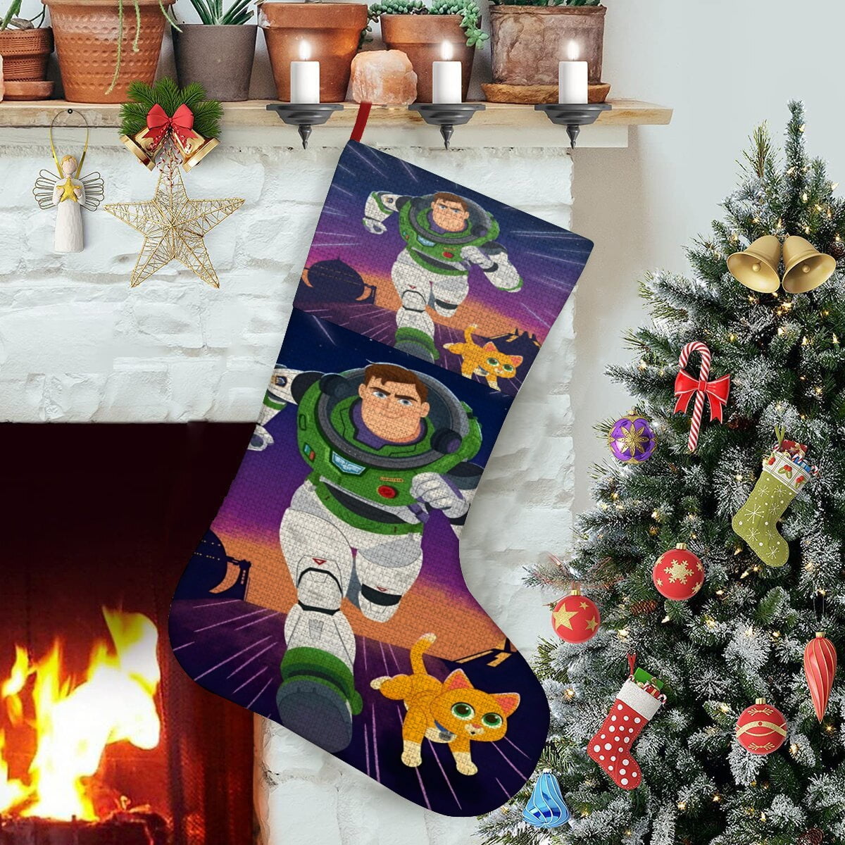 Buzz Lightyear 2 Themed Christmas Socks - Walmart.com