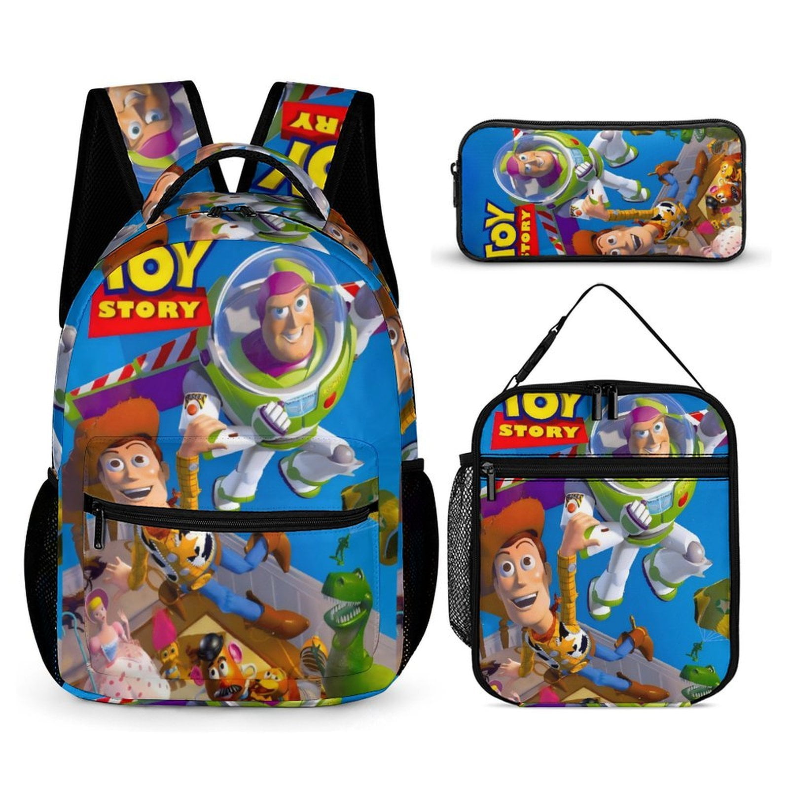 Buzz Lightyear (67)1 Anime-themed backpack lunch bag, and pencil case ...
