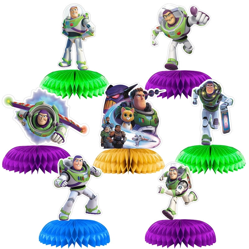 Buzz Lightyear Centerpieces Honeycomb Table Toppers Decorations for ...