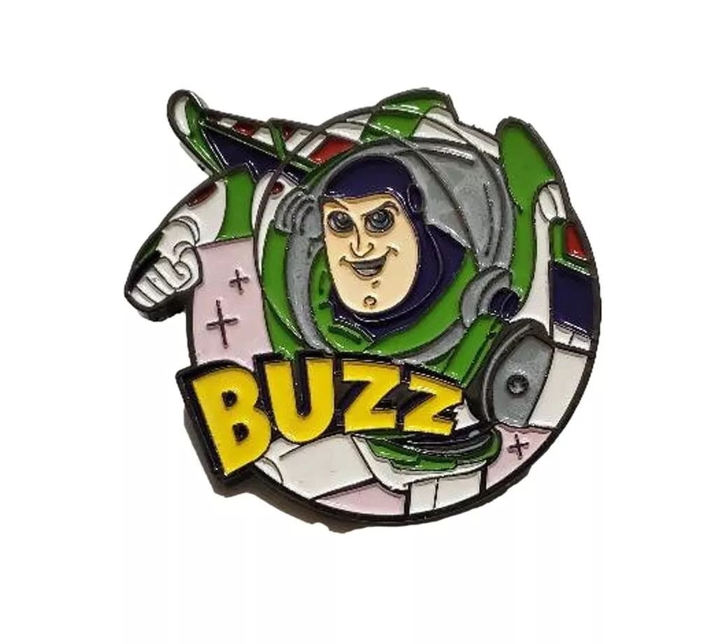 Buzz Lightyear Character 1.5 Inches Tall Enamel Metal Pin - Walmart.com