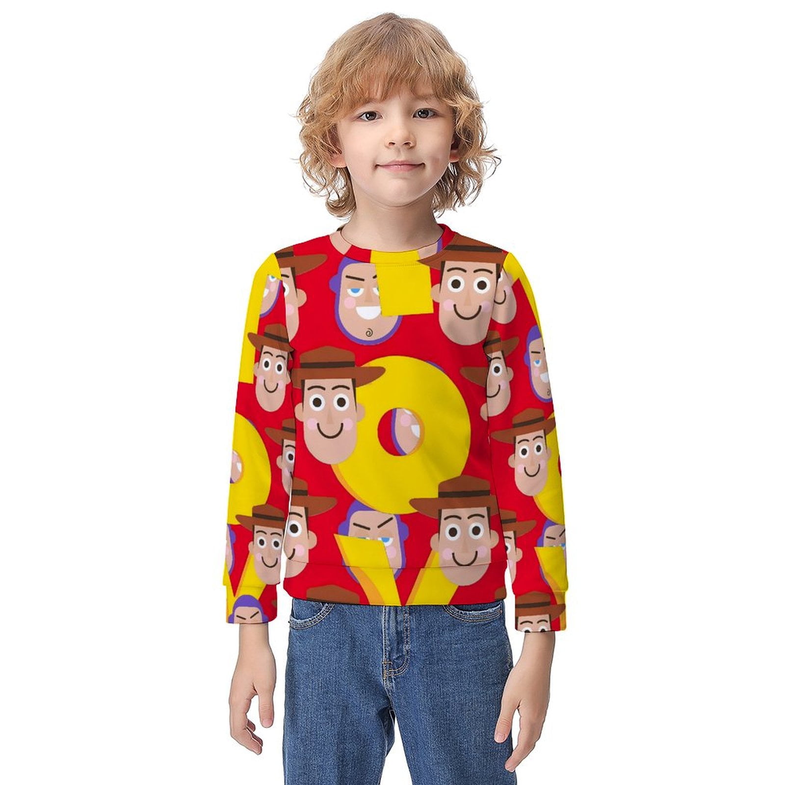 Buzz Lightyear Children's long-sleeved round neck pullover 6-7Y ...