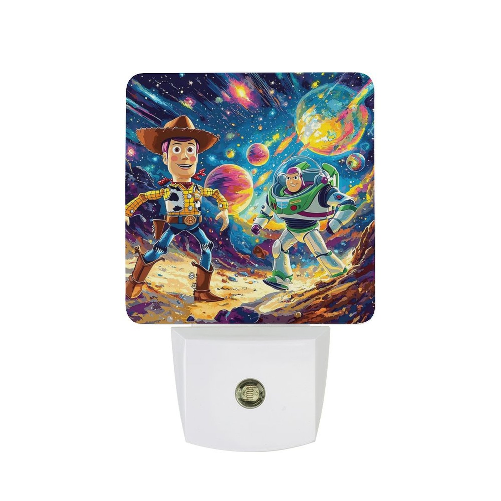 Buzz Lightyear Cute children's night light plug-in night light with ...
