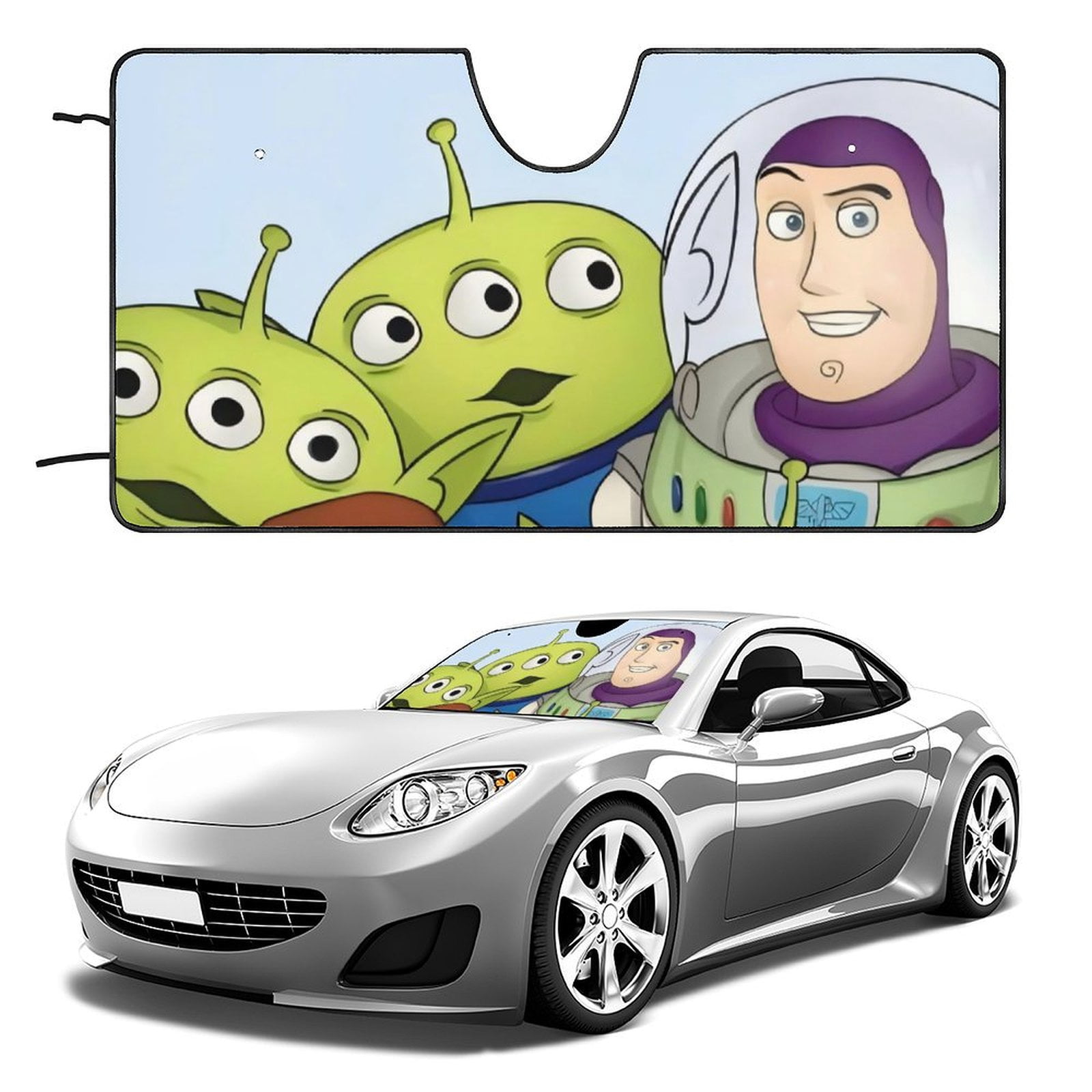 Buzz Lightyear Foldable car windshield visor suitable for most car ...