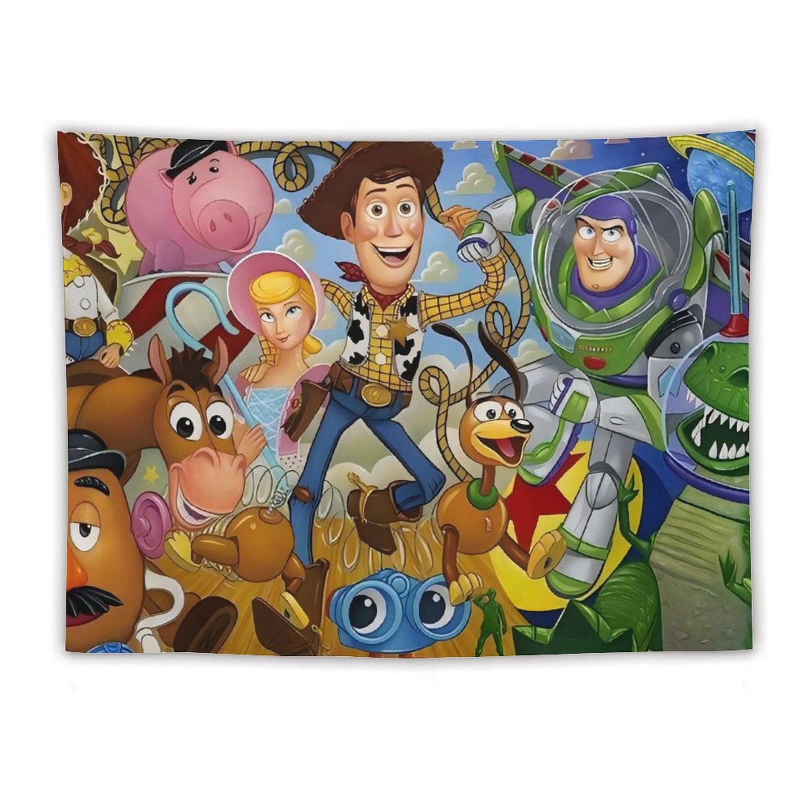 Buzz Lightyear Fun Tapestry Wall Hanging Party Bedroom Living Room ...