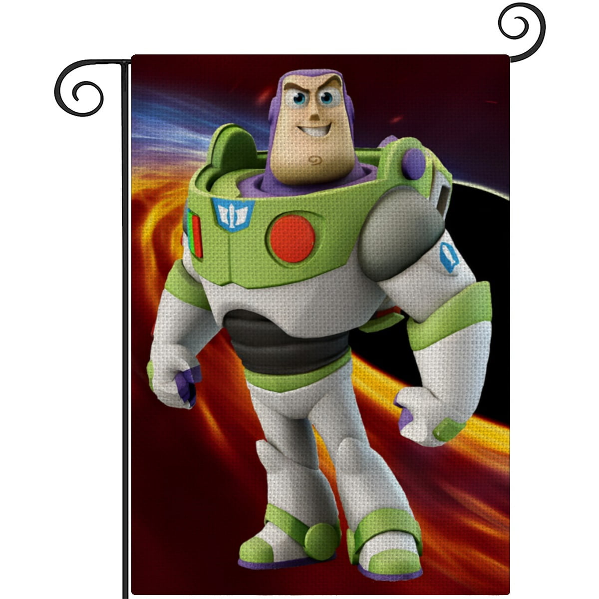 Buzz Lightyear Garden Flags Set of Double Sided 12 x 18 Inch Yard Flags ...