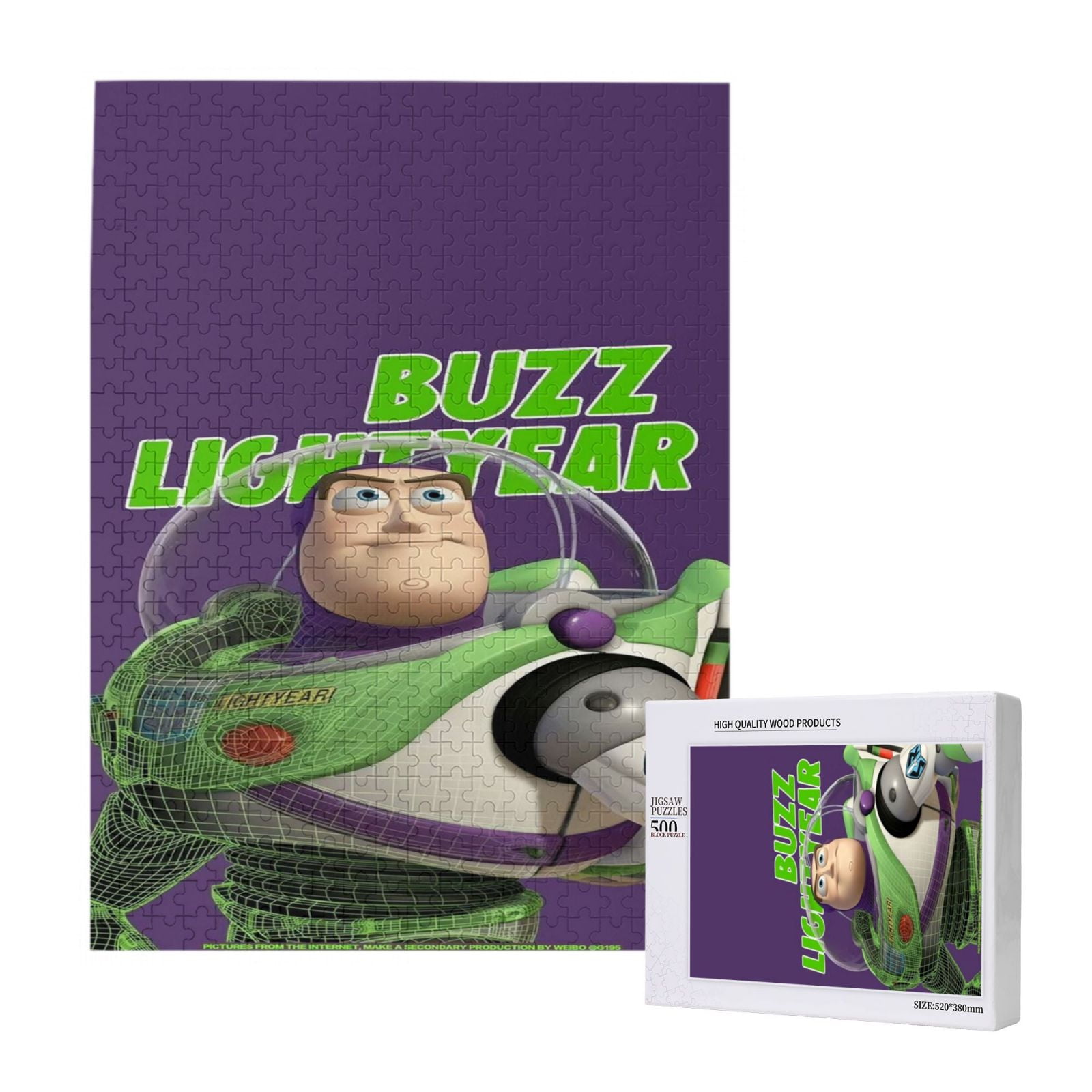 Buzz Lightyear Jigsaw Puzzle Interactive Brain Teaser Board Game for ...