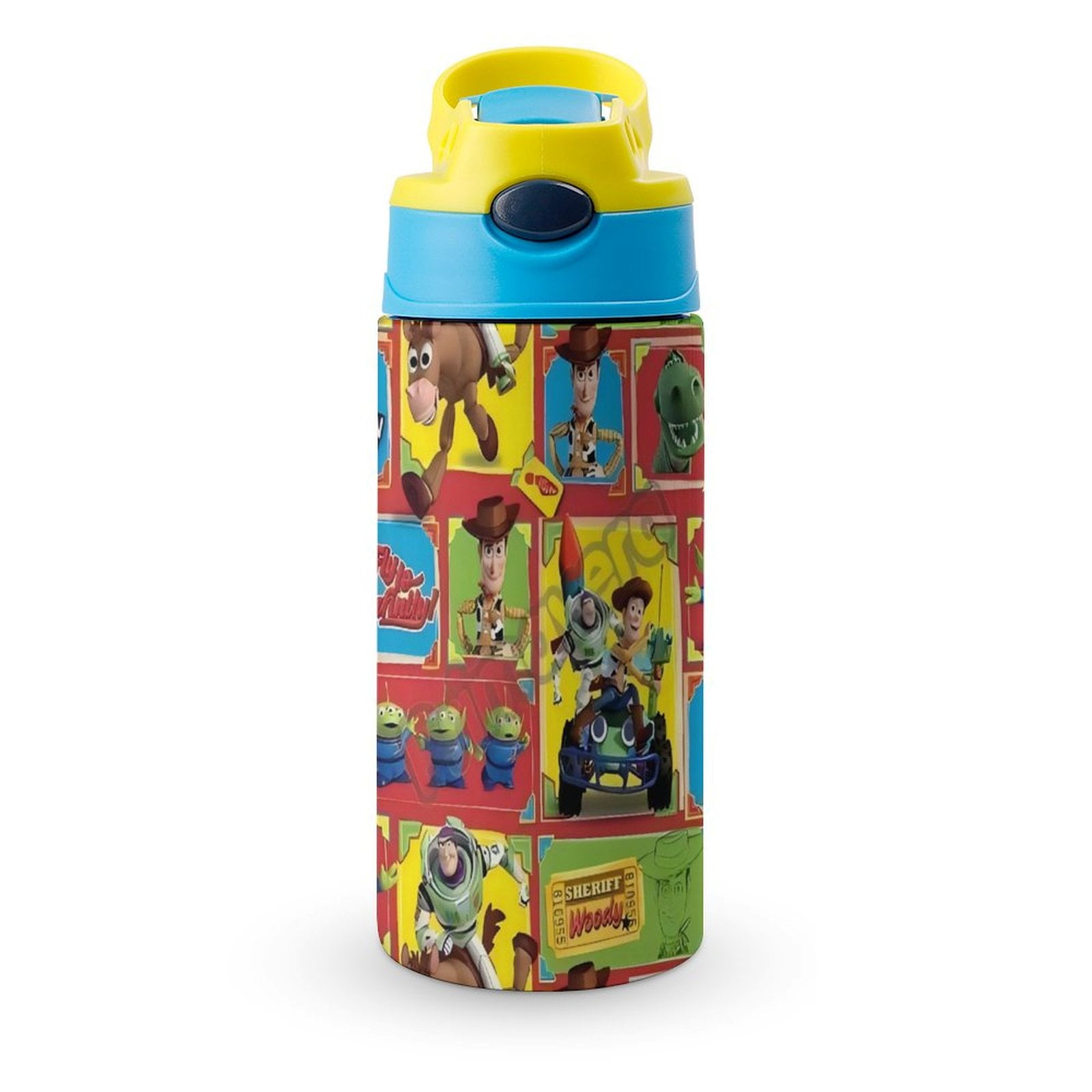Buzz Lightyear Kids Insulated Water Bottle with Covered Pop-Up Straw ...