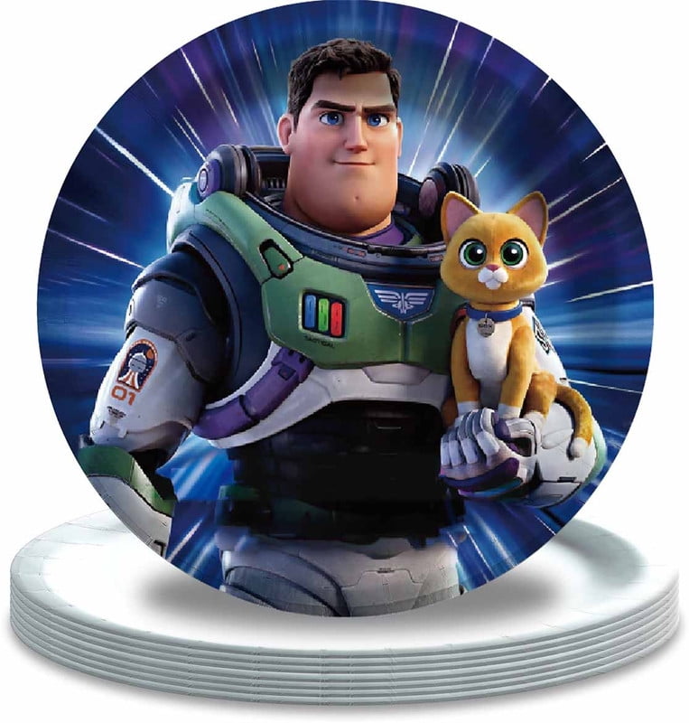Buzz Lightyear Paper Plates Party Supplies Birthday Dinnerware ...