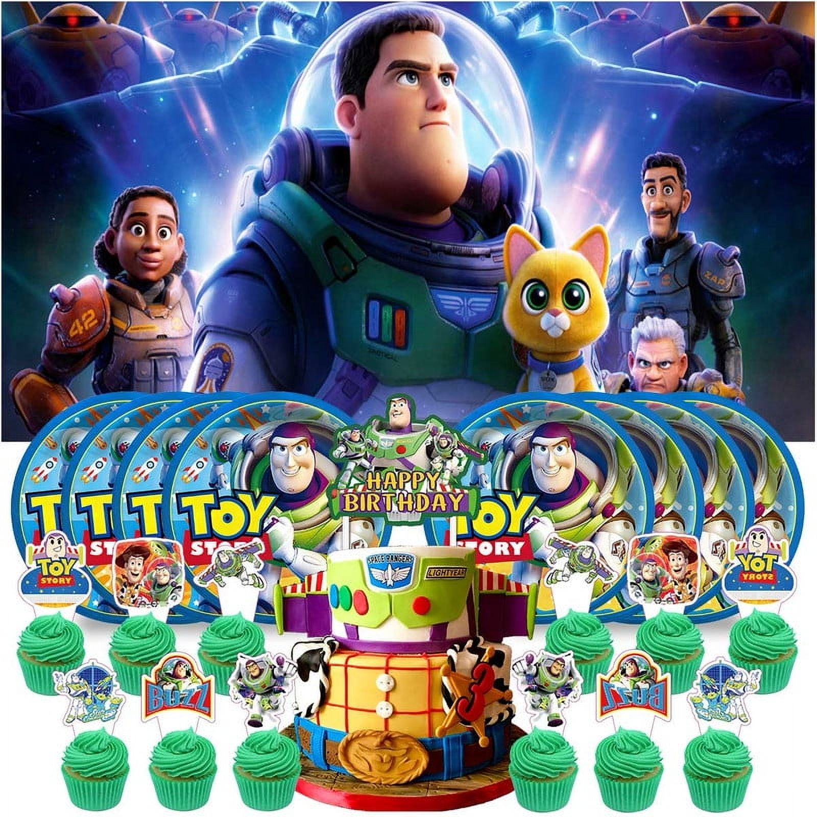 Buzz Lightyear Party Supplies Decor Movie Decorations Banner Plates ...