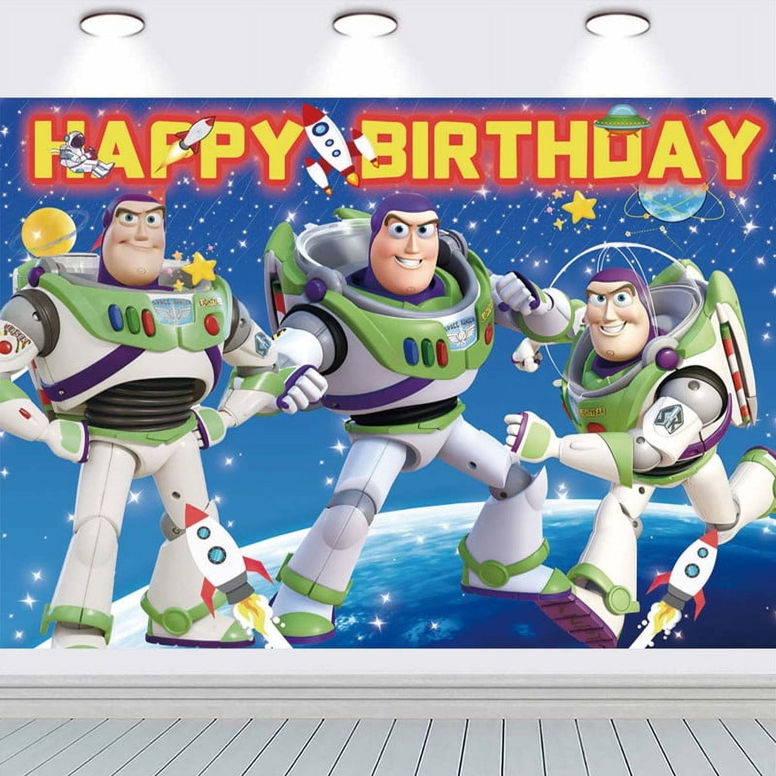 Buzz Lightyear Party Supplies for Photography Taspestry Birthday ...