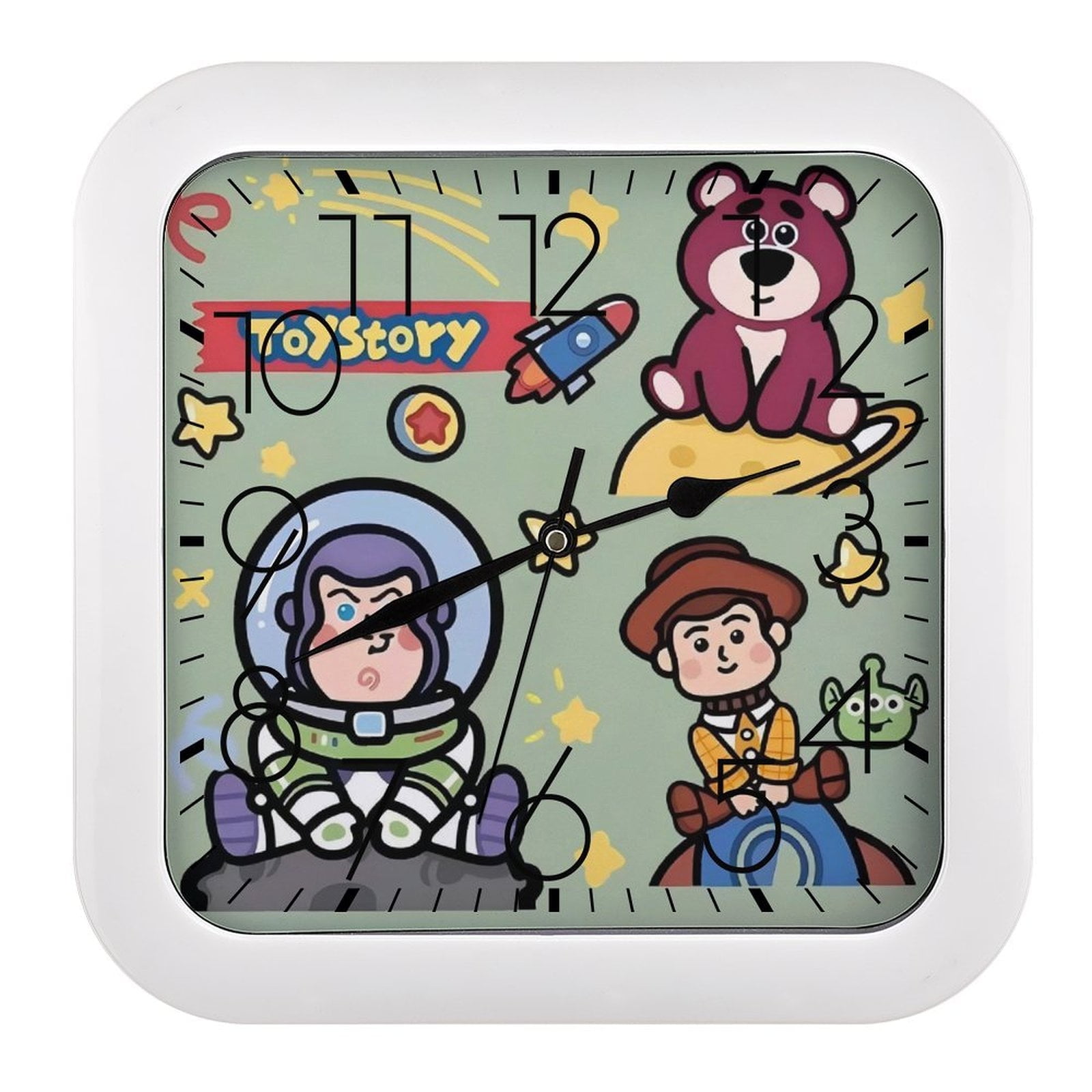 Buzz Lightyear Square wall clock battery operated decorative - Walmart.com