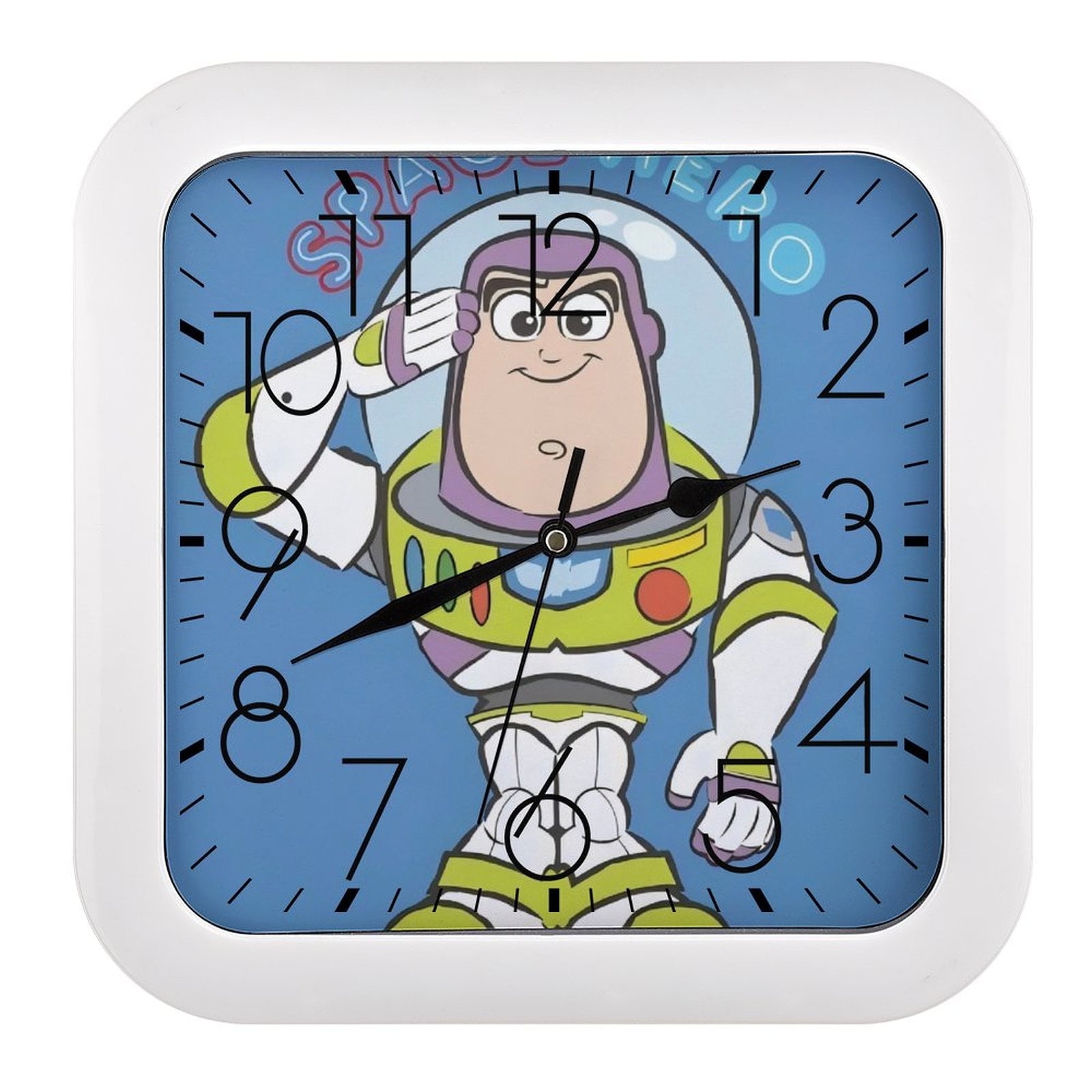 Buzz Lightyear Square wall clock battery operated decorative - Walmart.com