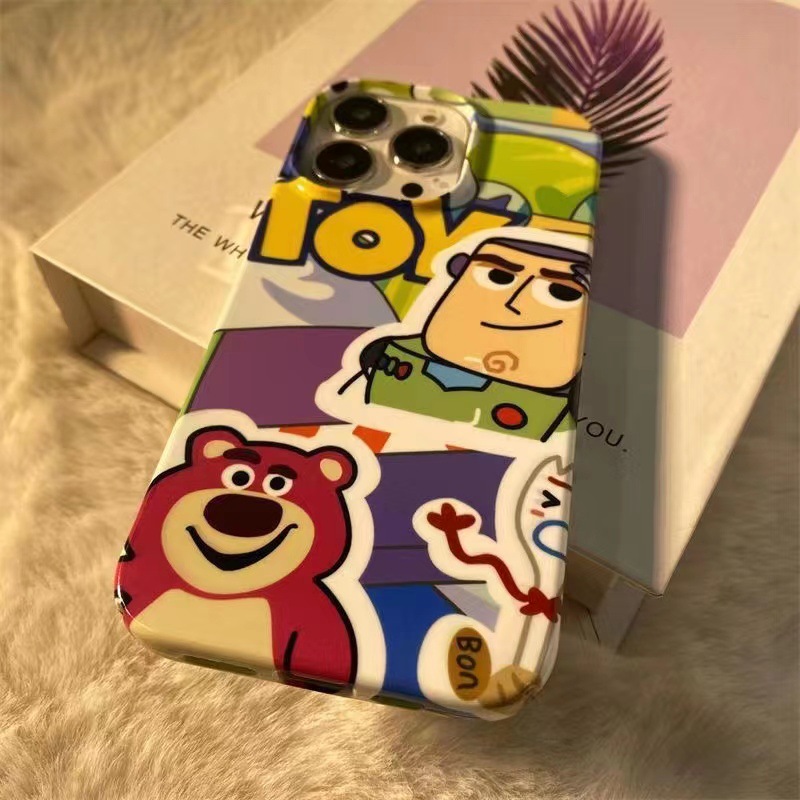 Buzz Lightyear Strawberry Bear Apple 14promax mobile phone case ...