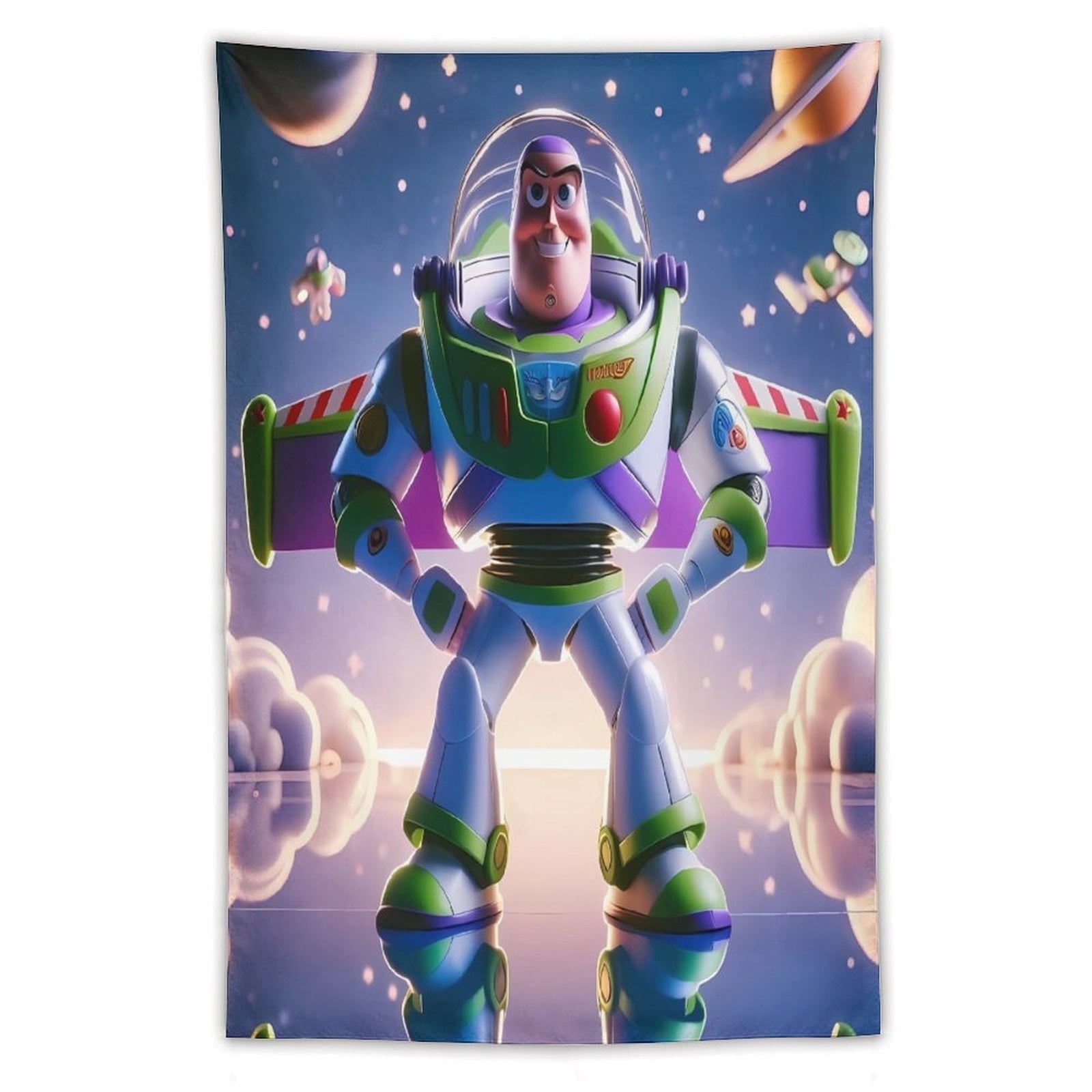 Buzz-Lightyear Tapestry, Wall Hanging Decor, Aesthetic for Bedroom ...
