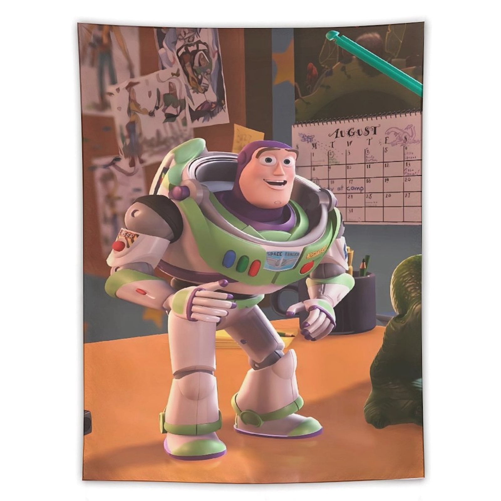 Buzz-Lightyear Tapestry, Wall Hanging Decor, Aesthetic for Bedroom ...
