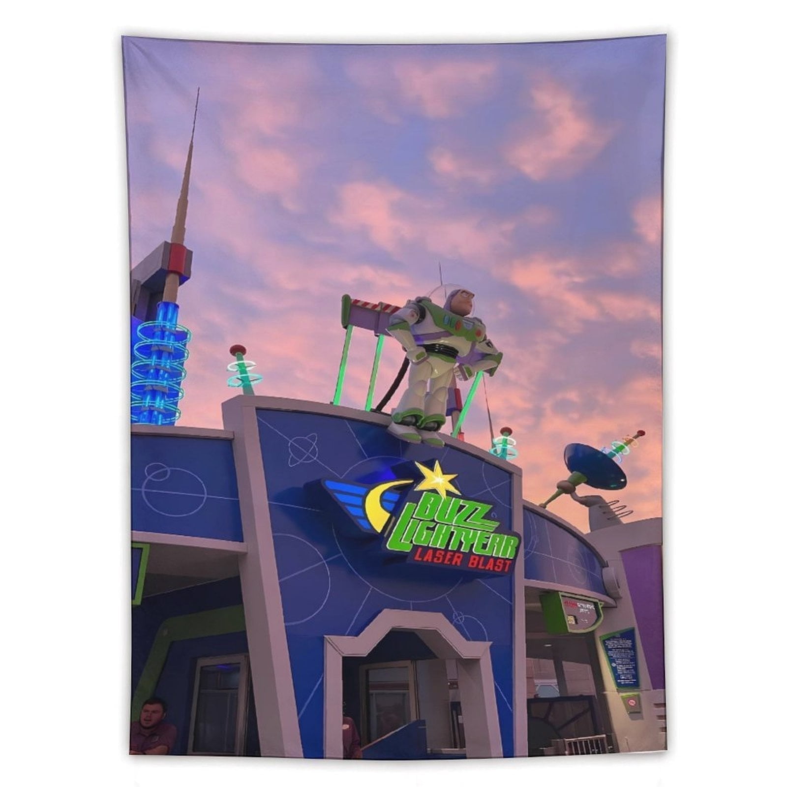 Buzz-Lightyear Tapestry, Wall Hanging Decor, Aesthetic for Bedroom ...