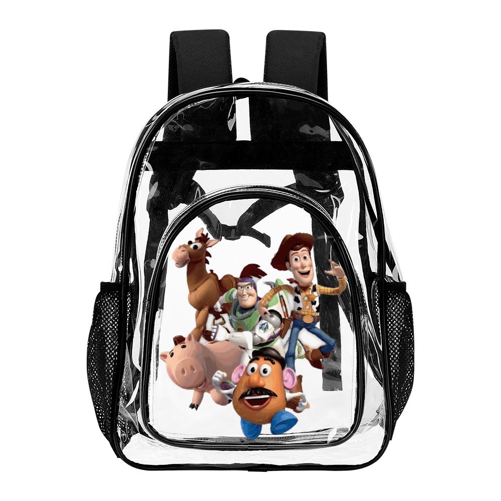 Buzz Lightyear Toy Story Clear Backpack Heavy Duty Transparent Backpack ...