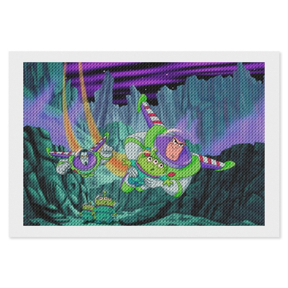 Buzz Lightyear Toy Story Diamond Art Kits for Adults Beginners Round 5D ...