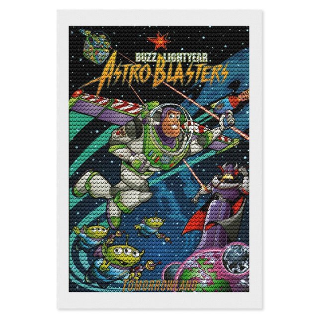 Buzz Lightyear Toy Story Diamond Art Kits for Adults Beginners Round 5D ...