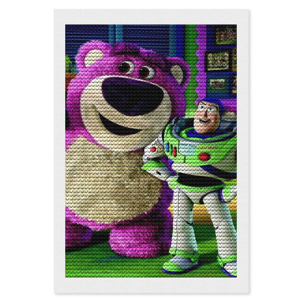 Buzz Lightyear Toy Story Diamond Art Kits for Adults Beginners Round 5D Paint with Diamonds Gem ...