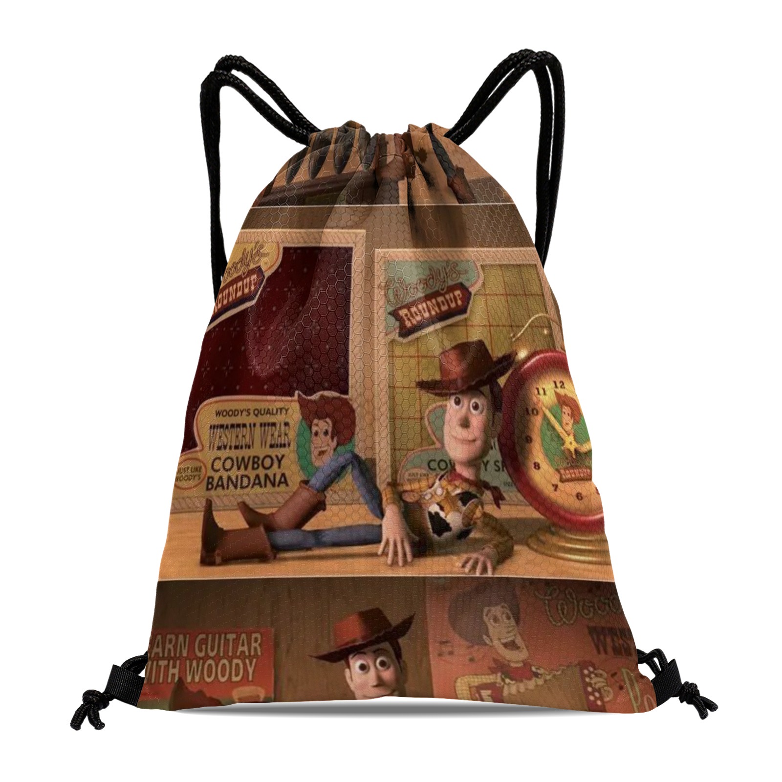 Buzz Lightyear & Toy Story Drawstring Sack:Ideal for fitness, hiking ...
