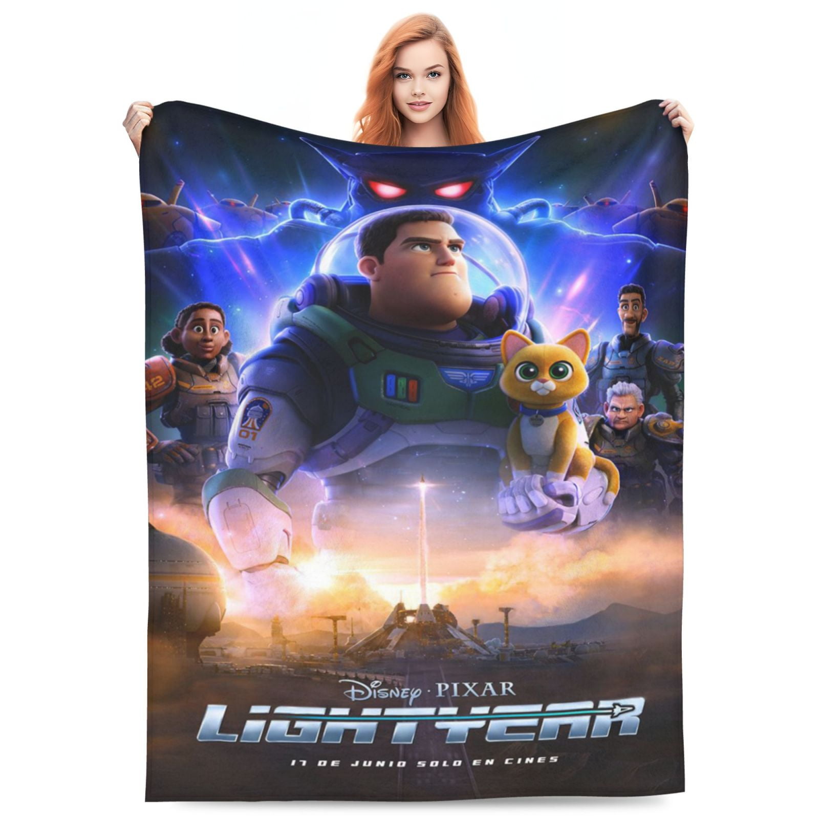 Buzz Lightyear Toy Story Fleece Throw Blanket For Couch Or Bed - Plush Cozy Fuzzy Blanket 60"X50 ...