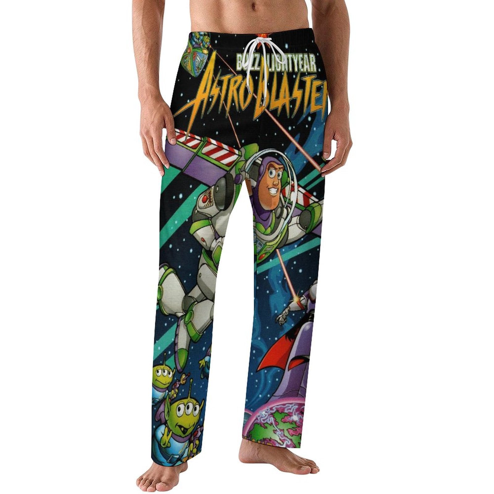 Buzz Lightyear Toy Story Men Pajama Pants Bottoms Lounge Pants Elastic Waist Loose Soft ...