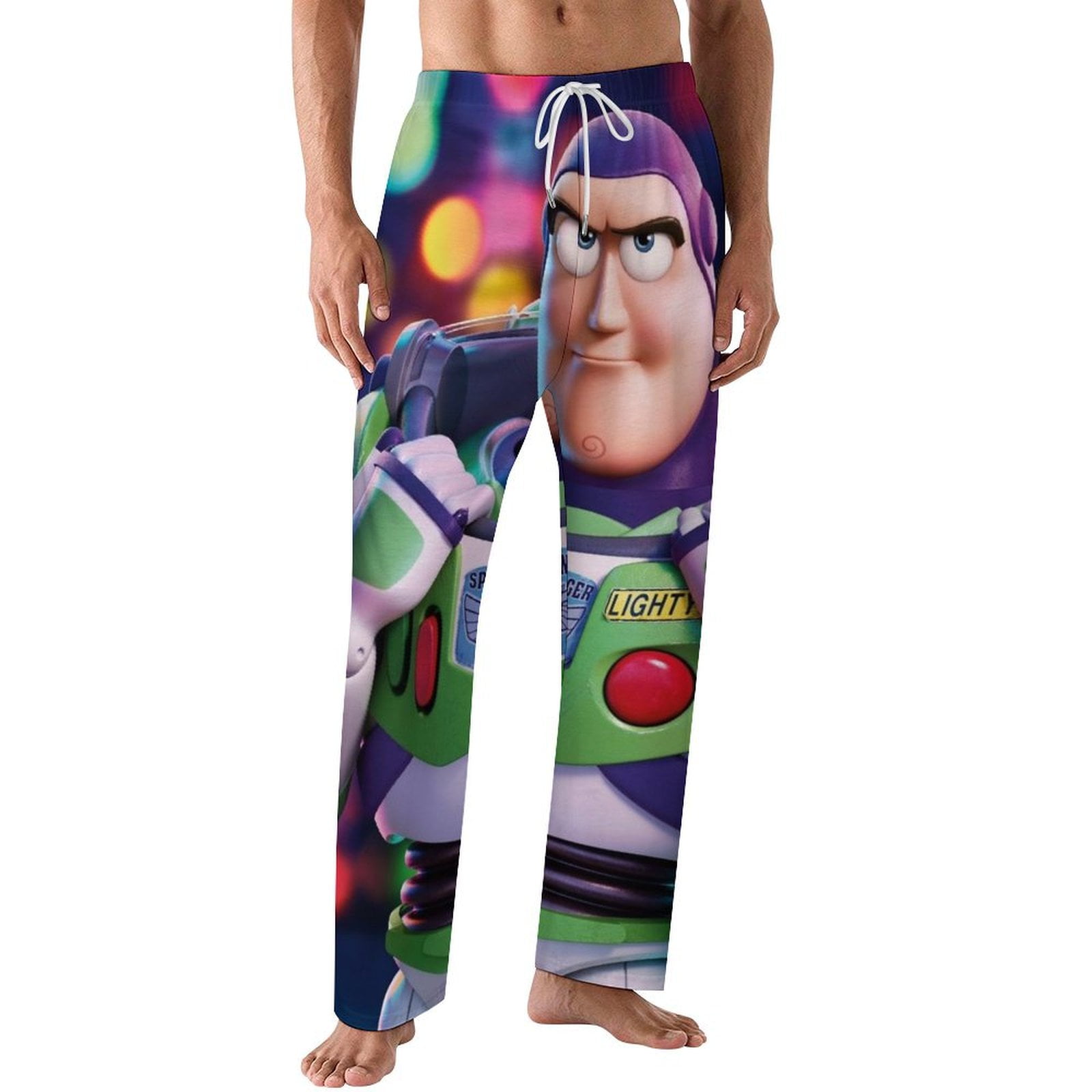 Buzz Lightyear Toy Story Men Pajama Pants Bottoms Lounge Pants Elastic Waist Loose Soft ...