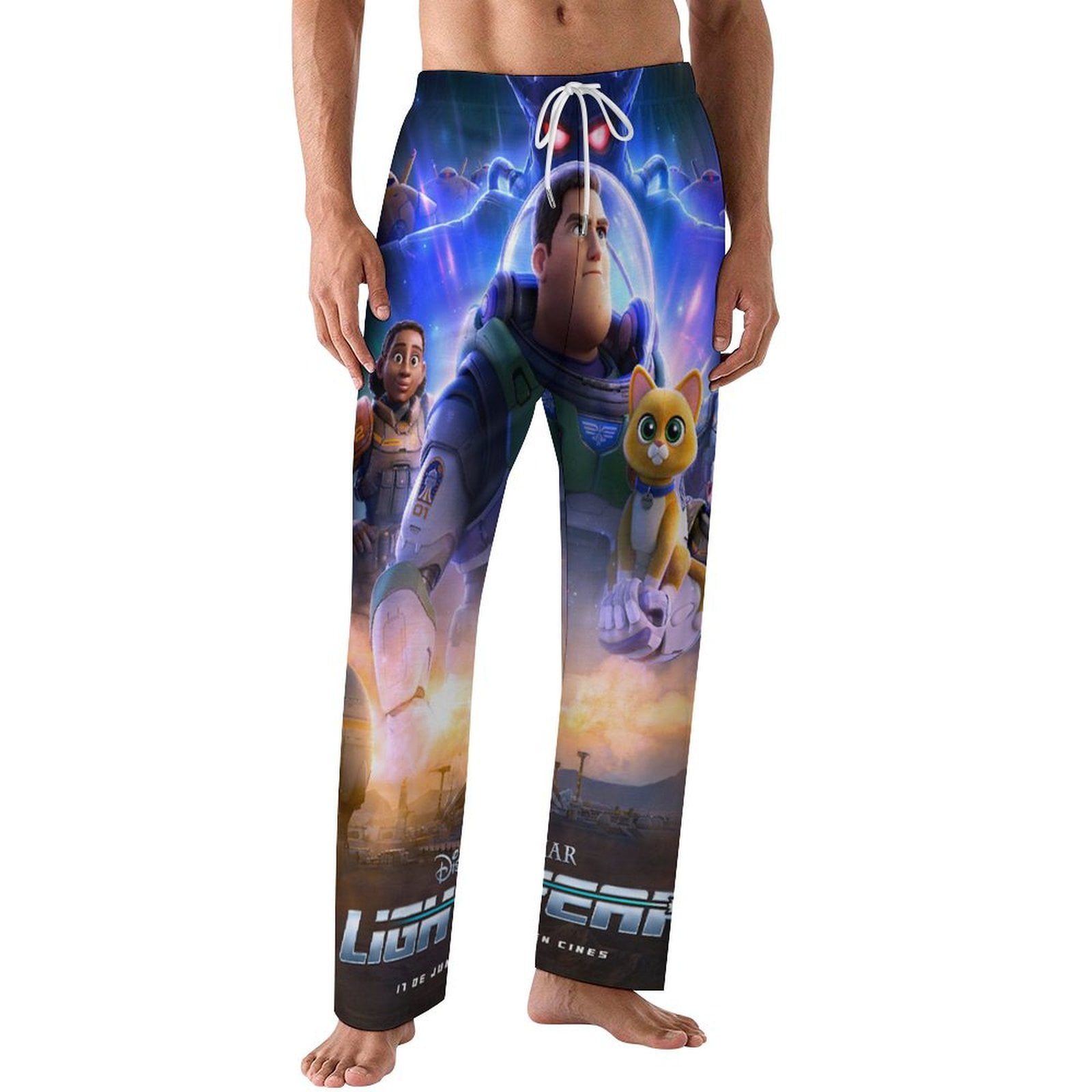 Buzz Lightyear Toy Story Men Pajama Pants Bottoms Lounge Pants Elastic Waist Loose Soft ...