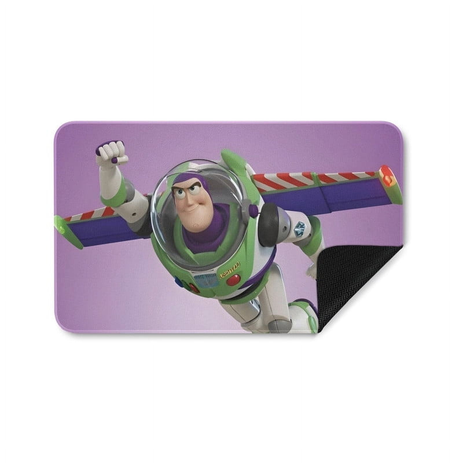 Buzz Lightyear patterned floor mat is durable and easy to clean adding ...