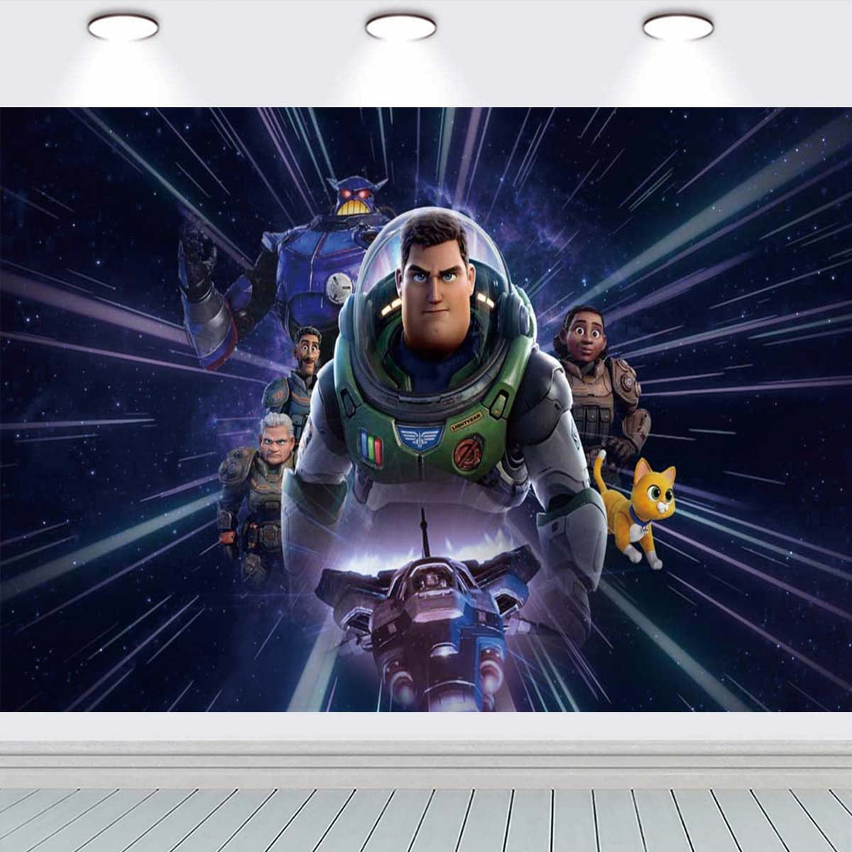 Buzz Lightyear school Backdrop Taspestry Wall Decor Banner Party ...