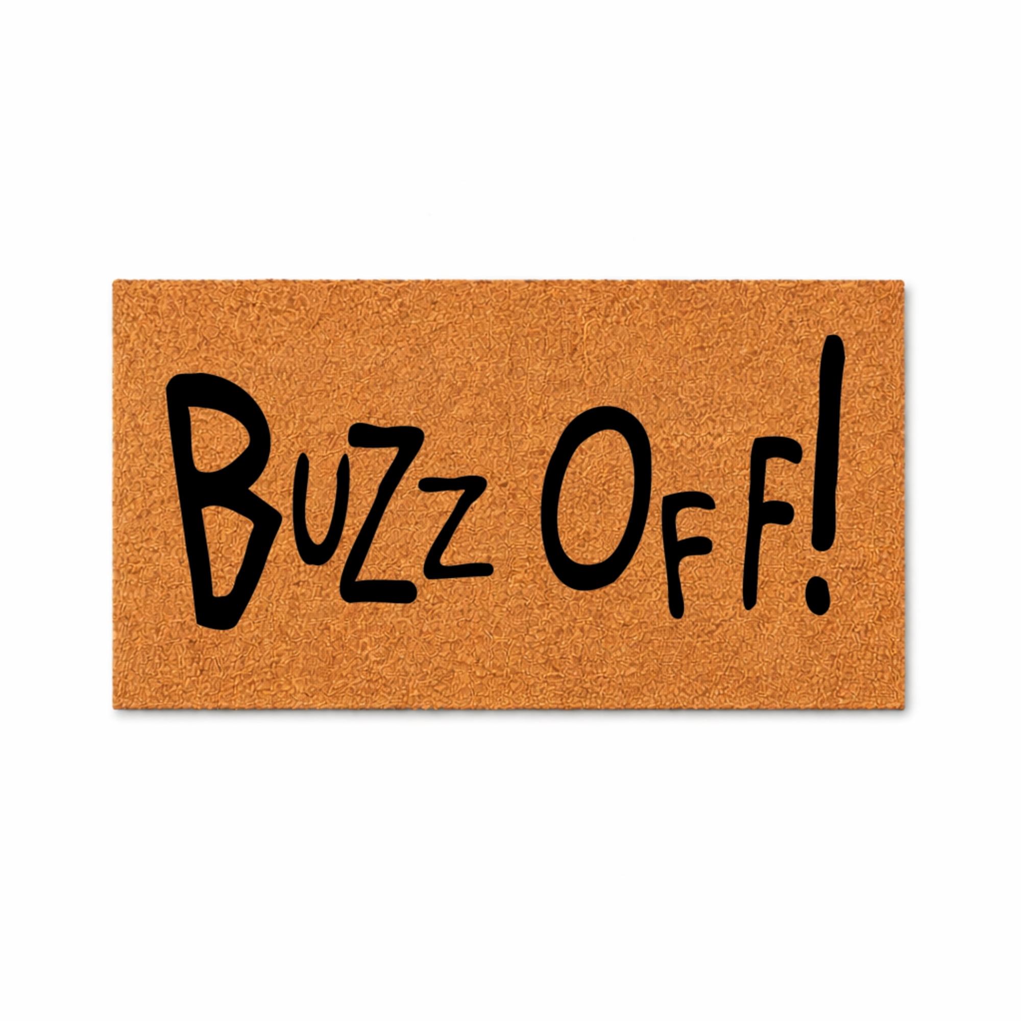 Buzz Off Doormat, Funny Welcome Mat, Go Away Door Mat, Front Porch ...