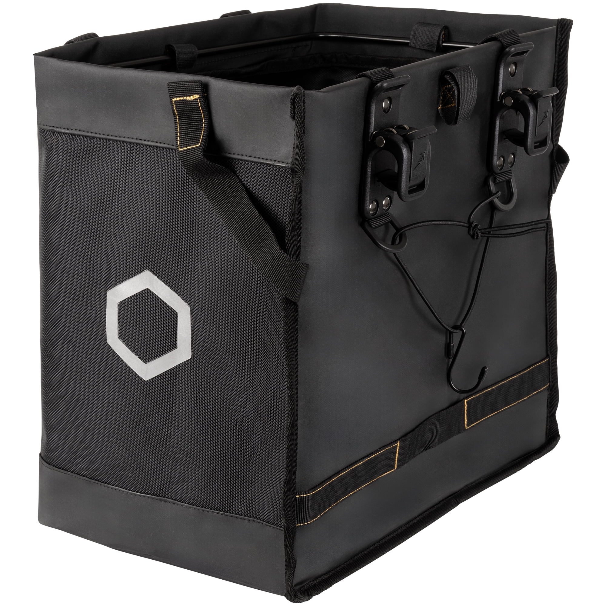 Buzz Rear Rack Bin, Buzz e-Bike Compatible, Storage Solution, Collapsable, Black - Walmart.com