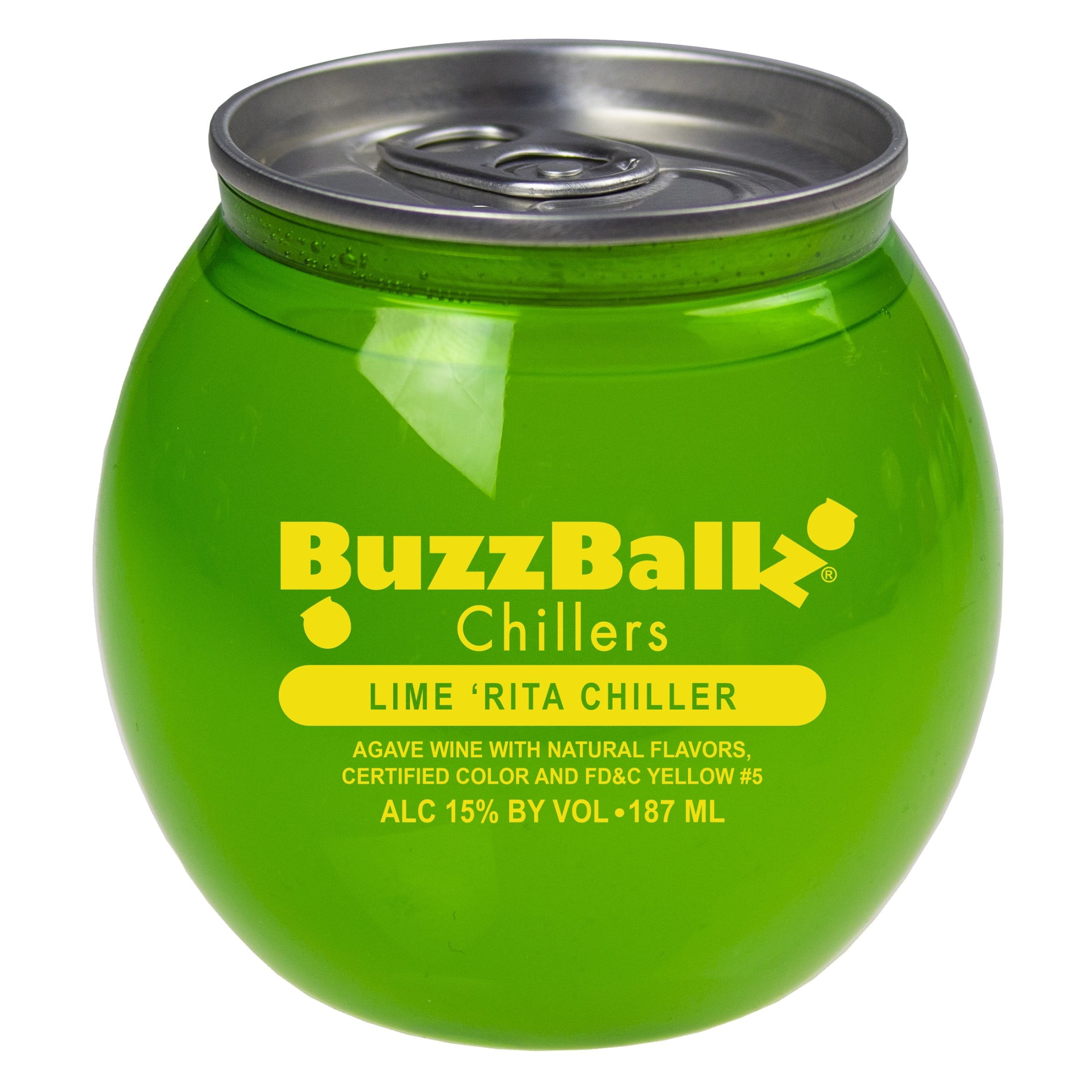BuzzBallz Chillers Lime 'Rita, 187 mL Can, ABV 15% - Walmart.com