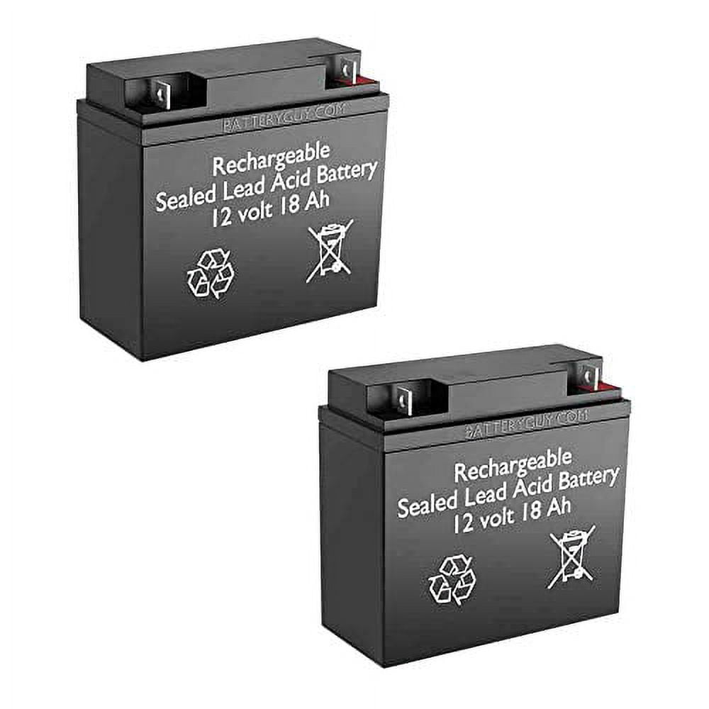 Buzzaround XL 3-Wheel (GB116) Replacement 12V 18Ah SLA Batteries Brand ...