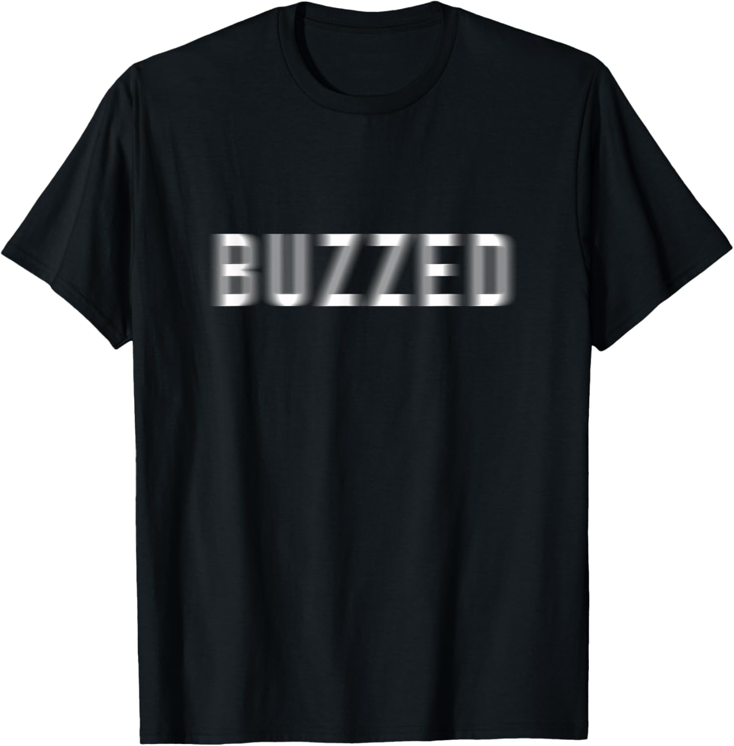 Buzzed T-shirt, Funny Blurry Shirt - Walmart.com