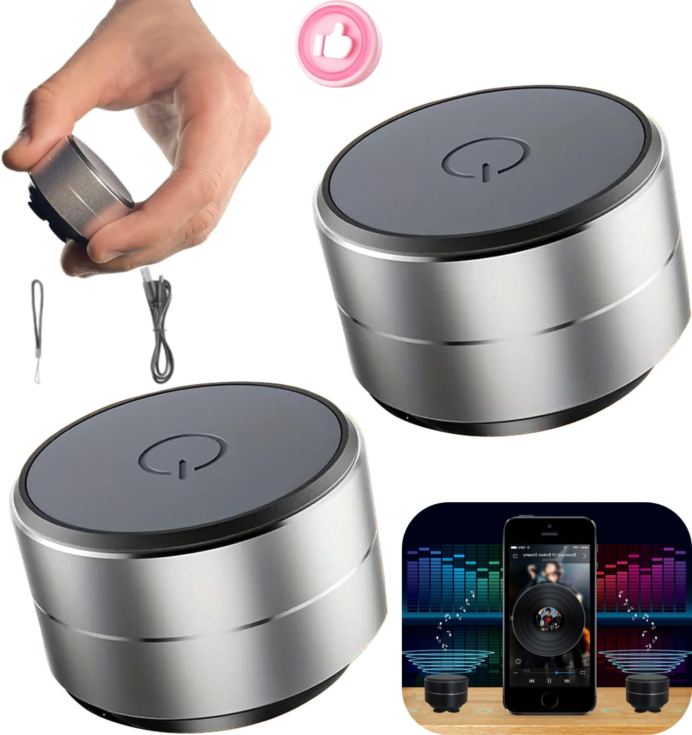 Buzzgo Speaker, Buzzgo Echo Speaker, Black Technology Bone Conduction ...