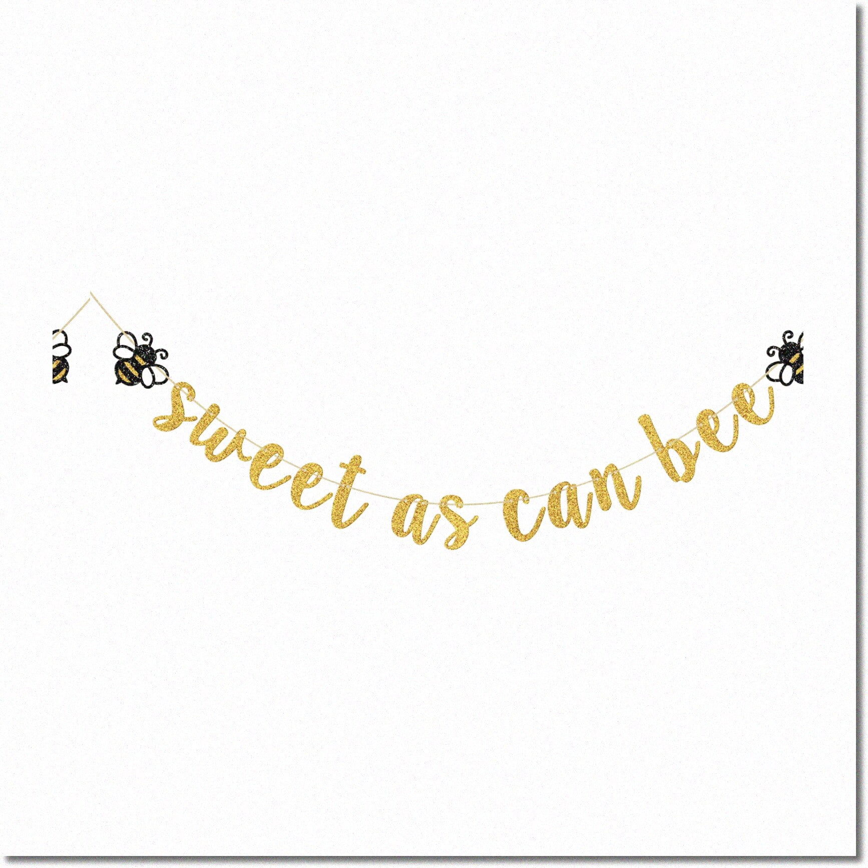 Buzzing Bee Bash Banner - Bumble Bee Baby Shower & Birthday Party ...
